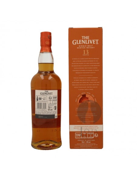 The Glenlivet 13 Years First Fill American Oak + GB 70CL
