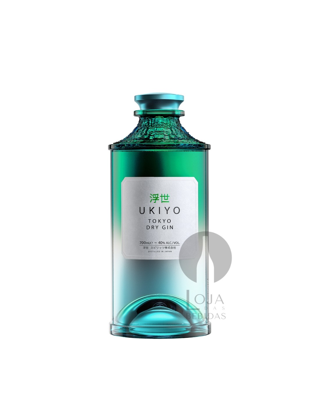 Ukiyo Japanese Tokyo Dry Gin 70CL