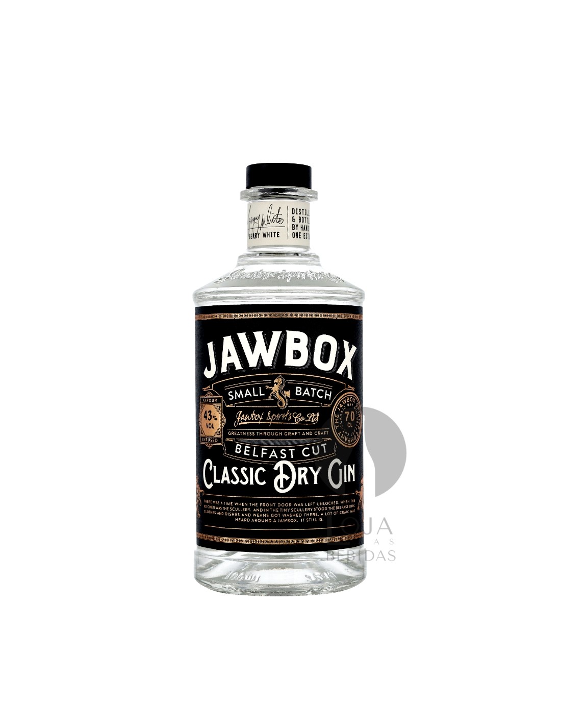 Jawbox Small Batch Gin 70cl