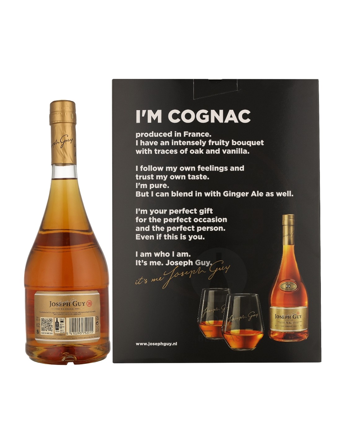 Joseph Guy VS + Glass 70CL