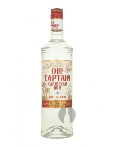 Rum Old Captain Caribbean White 70cl
